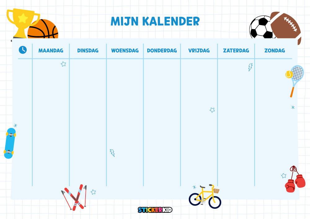 Begin van de school: rooster voor kinderen om uit te printen - Blog