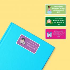 10 personaliseerbare labels voor boeken en schriften : Stickerkid.be ...